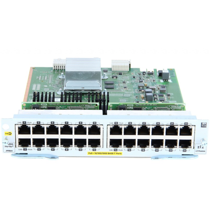 J9986A - Aruba 24p 1000BASE-T PoE v3 zl2 Mod (J9986A) - Crenova.ma